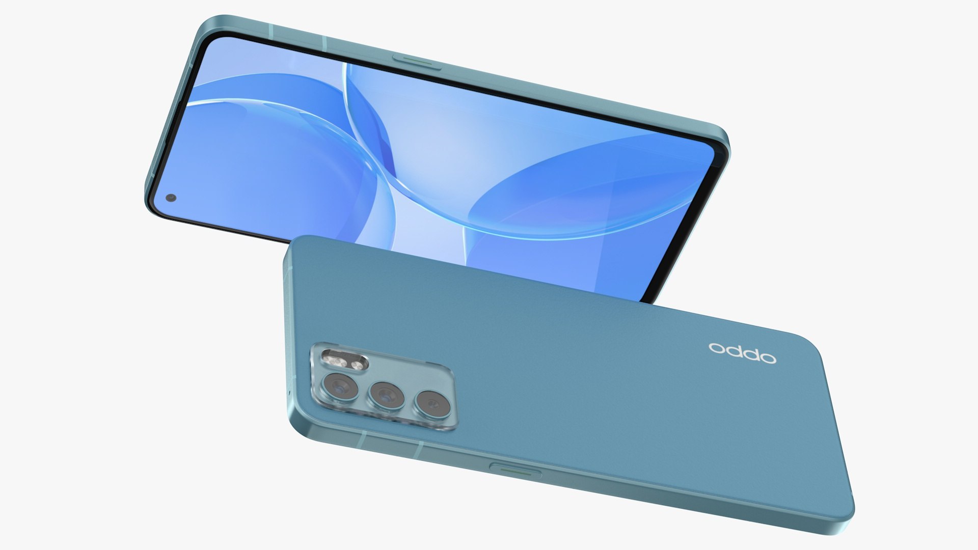 OPPO Reno 6 Blue 3D Model - TurboSquid 1741635