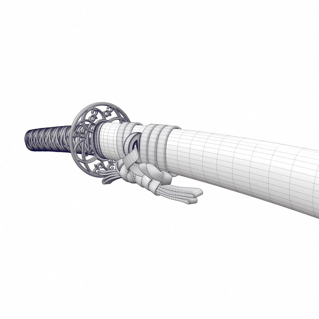3d Model Katana Sword