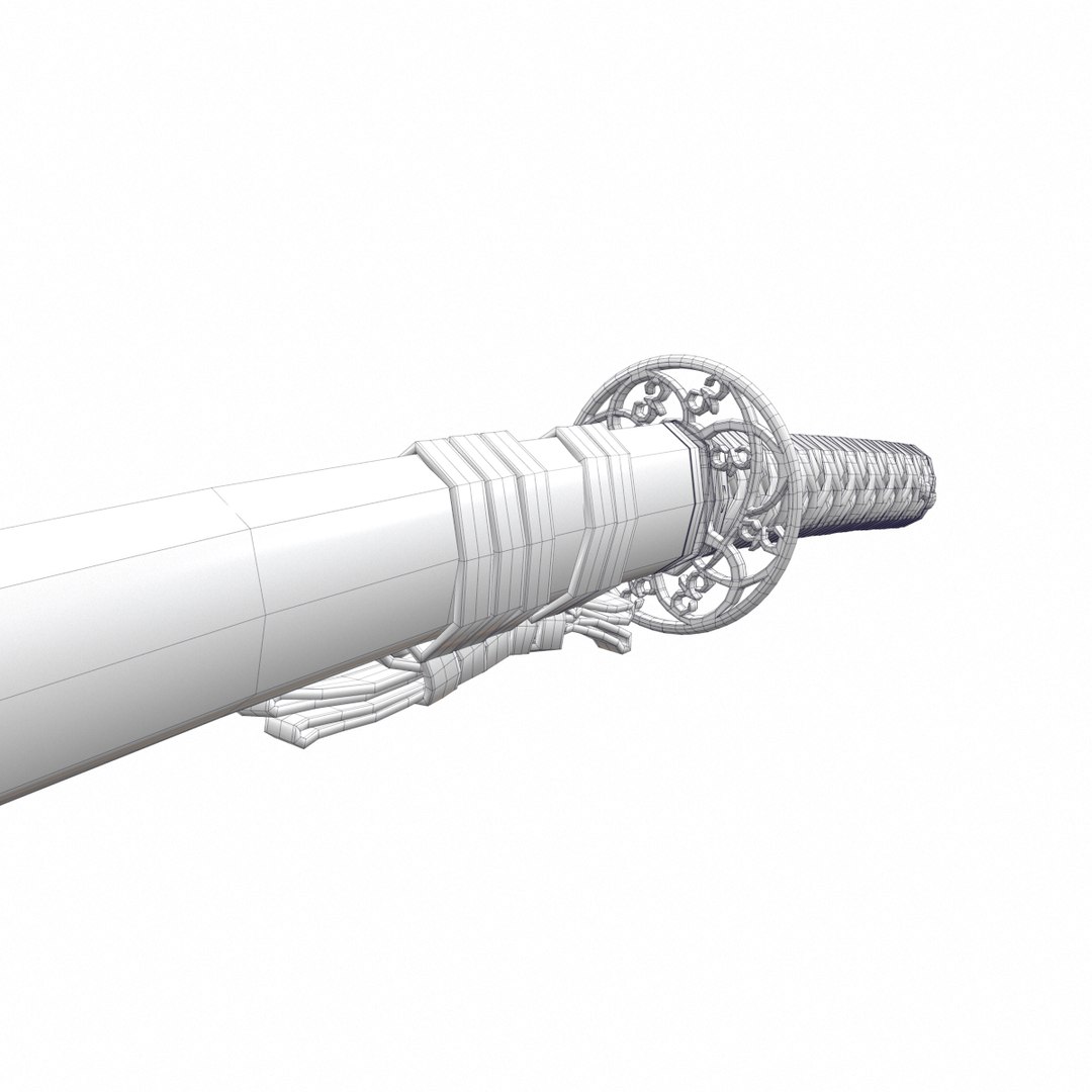 3d Model Katana Sword