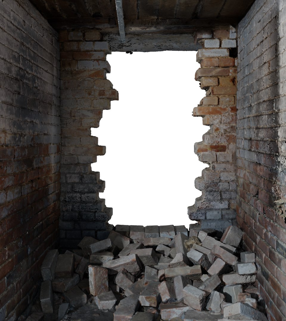 Wall Breakthrough 3DScan 3D - TurboSquid 1904569