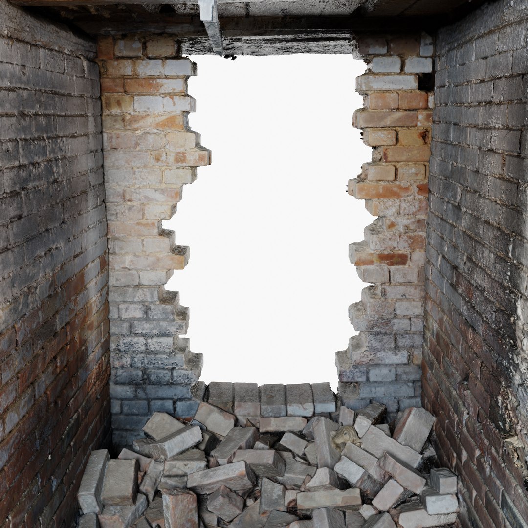 Wall Breakthrough 3DScan 3D - TurboSquid 1904569