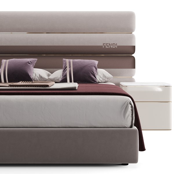 Bed bedside tables 3D model - TurboSquid 1697520