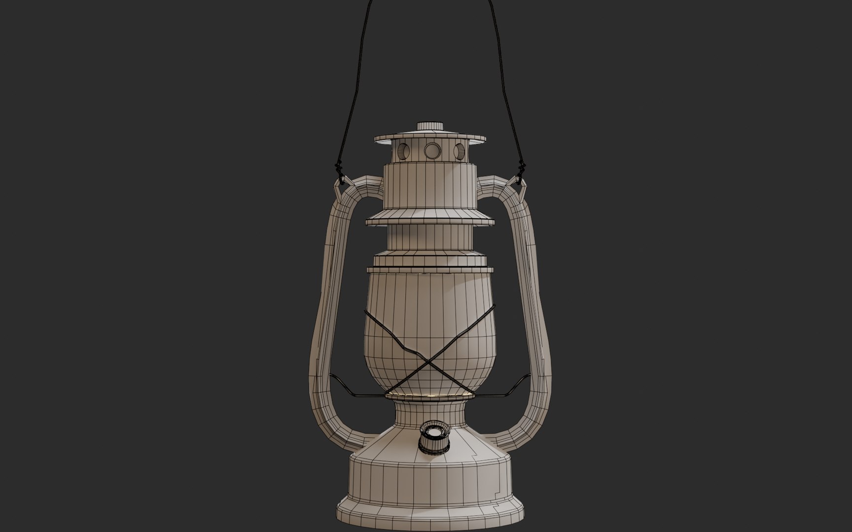 Old Lantern Model - TurboSquid 2109265