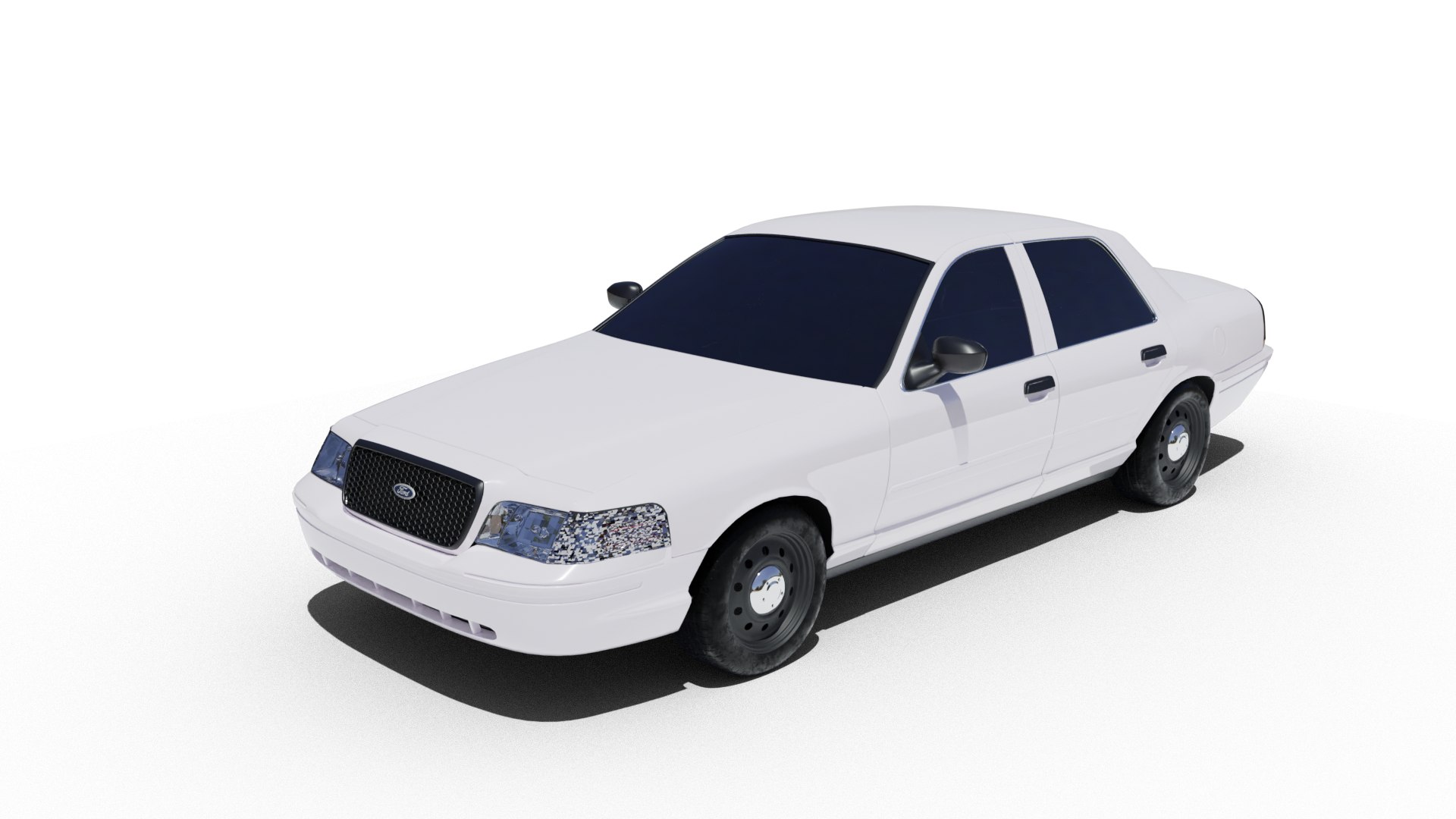3D model Ford Crown Victoria 2006 - Personal and Police Edition ...