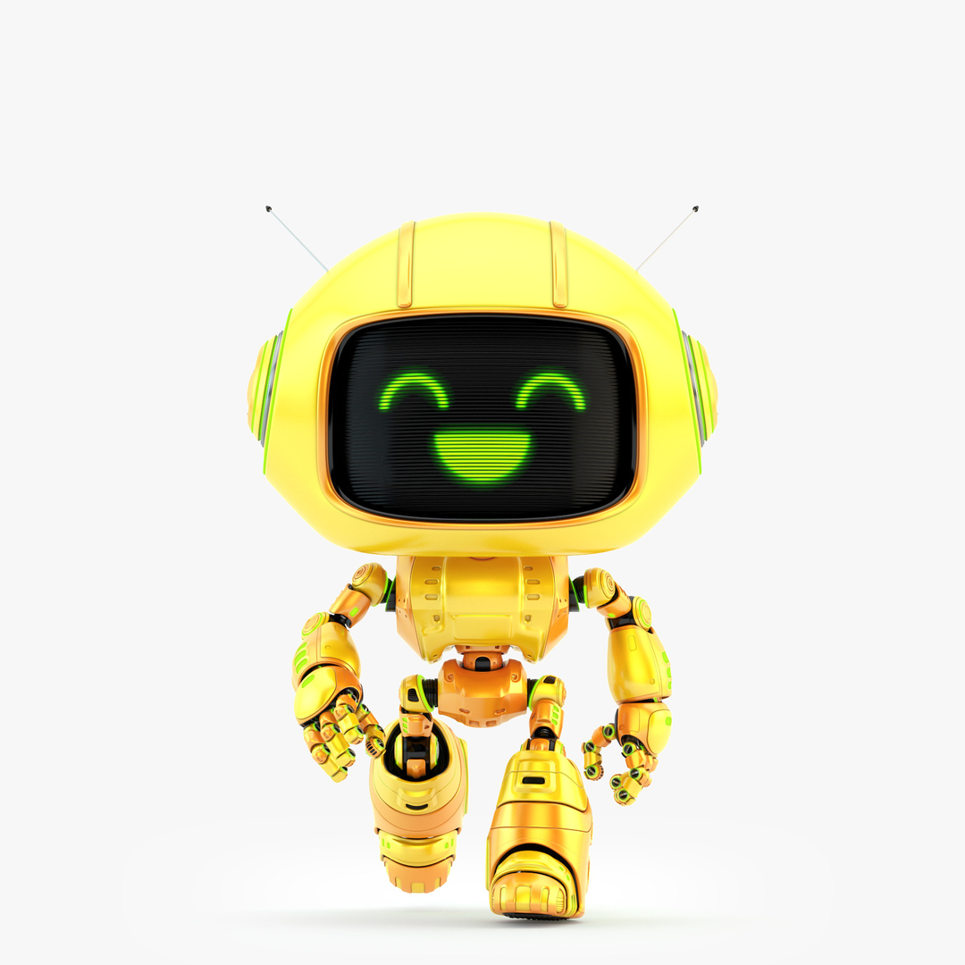 Lovely Robot - Companion 3D Model - TurboSquid 1473237
