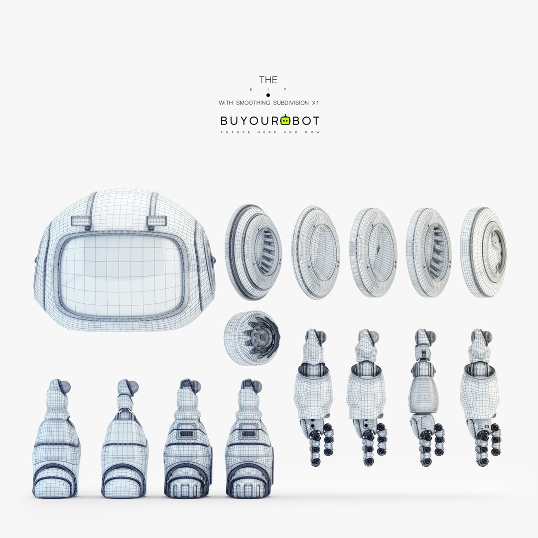 Lovely Robot - Companion 3D Model - TurboSquid 1473237