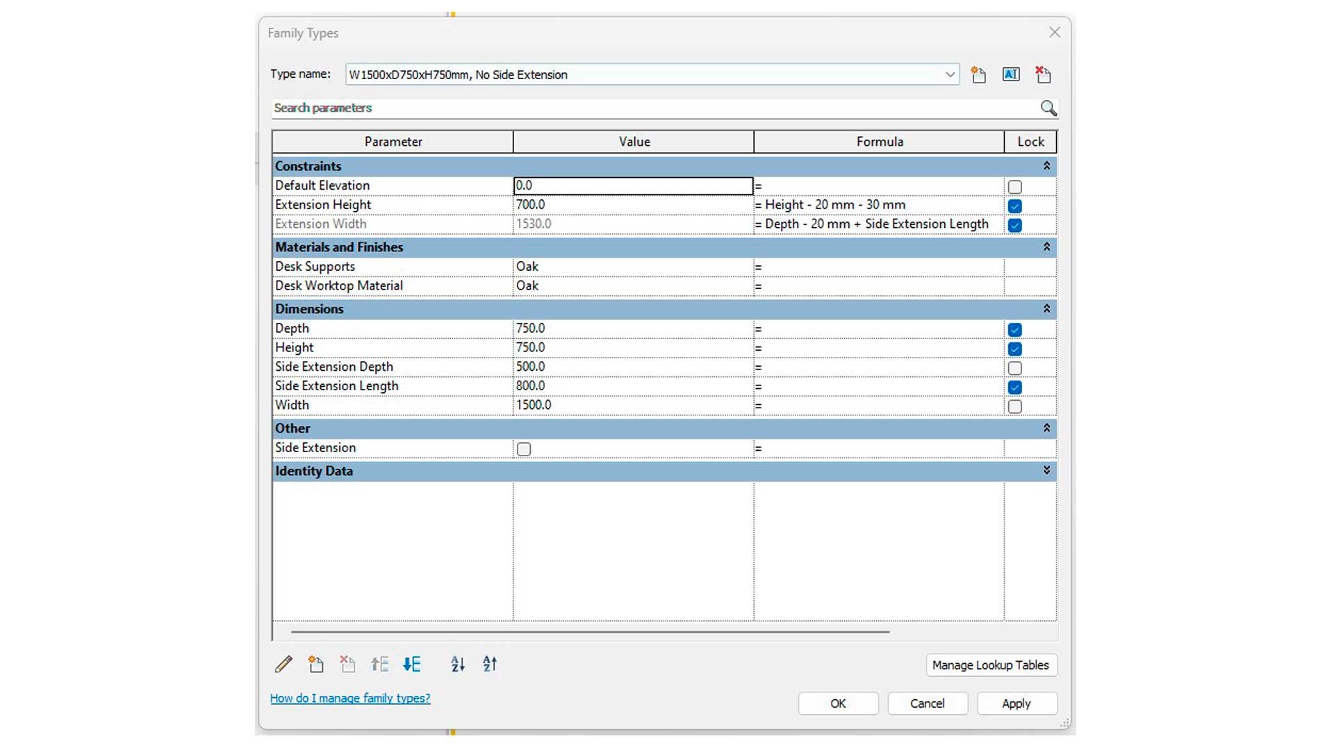 Office Desk With Side Extension Model - TurboSquid 2039377