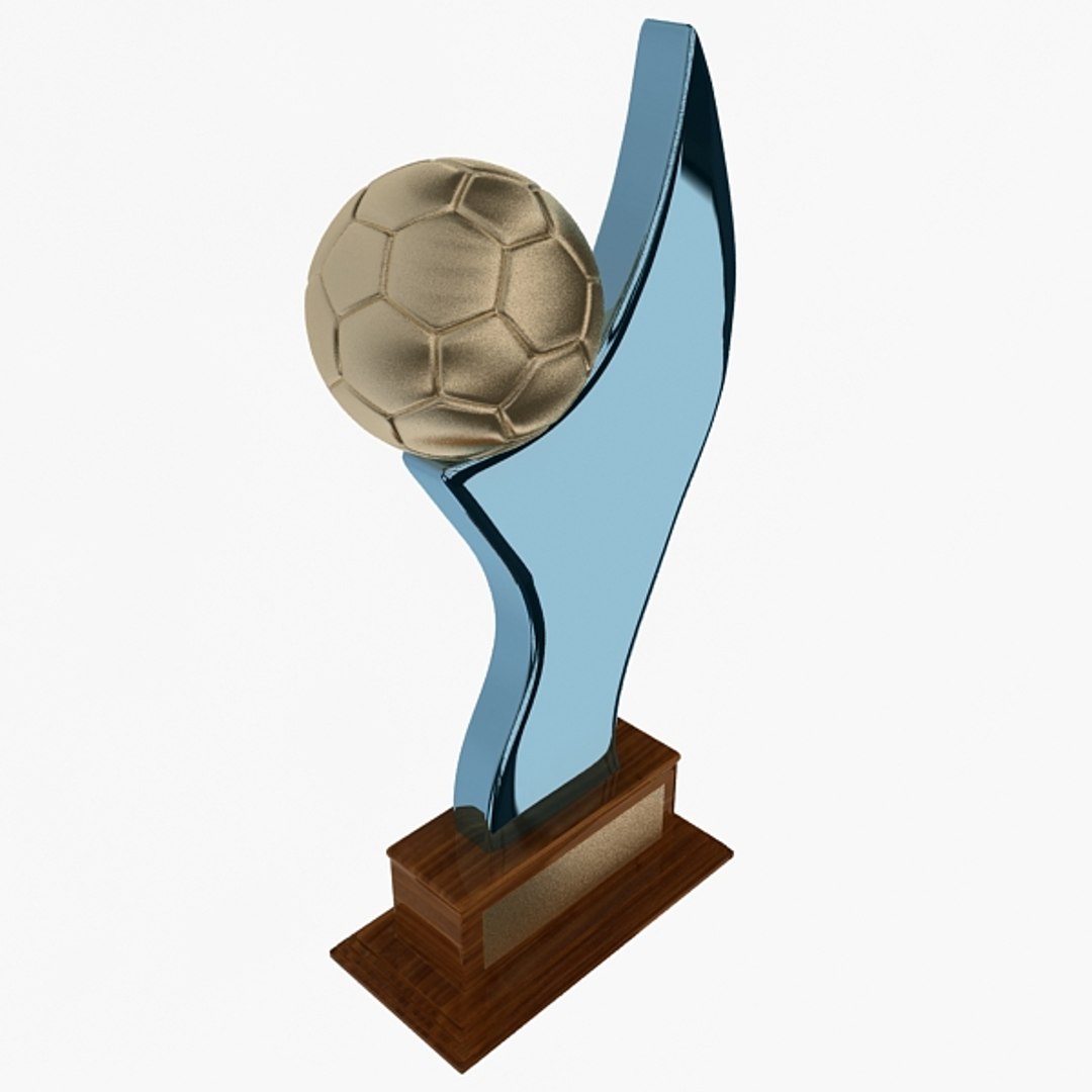 3d trophy football