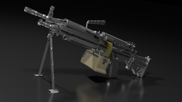 3D High Poly M249 LMG model - TurboSquid 1815732