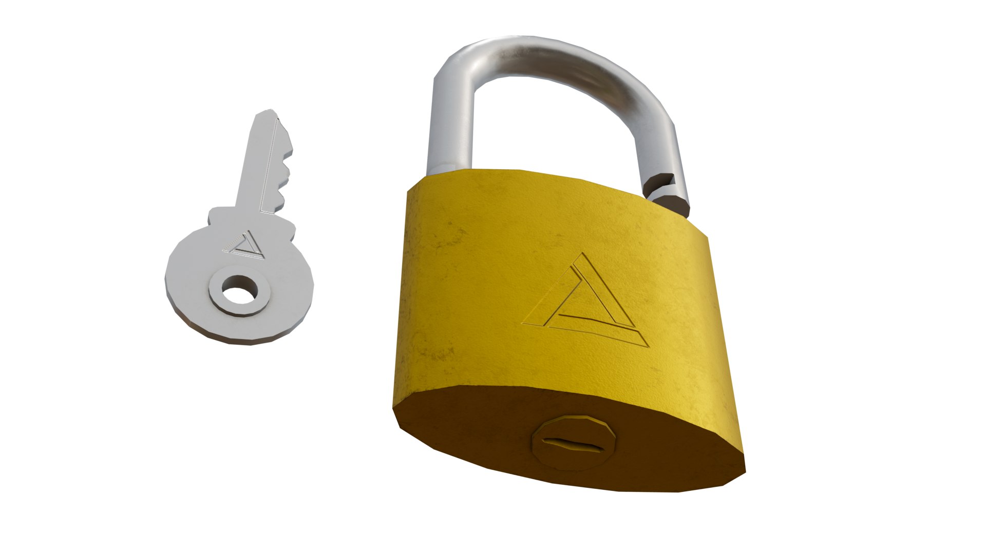 3D padlock pad lock model - TurboSquid 1700265
