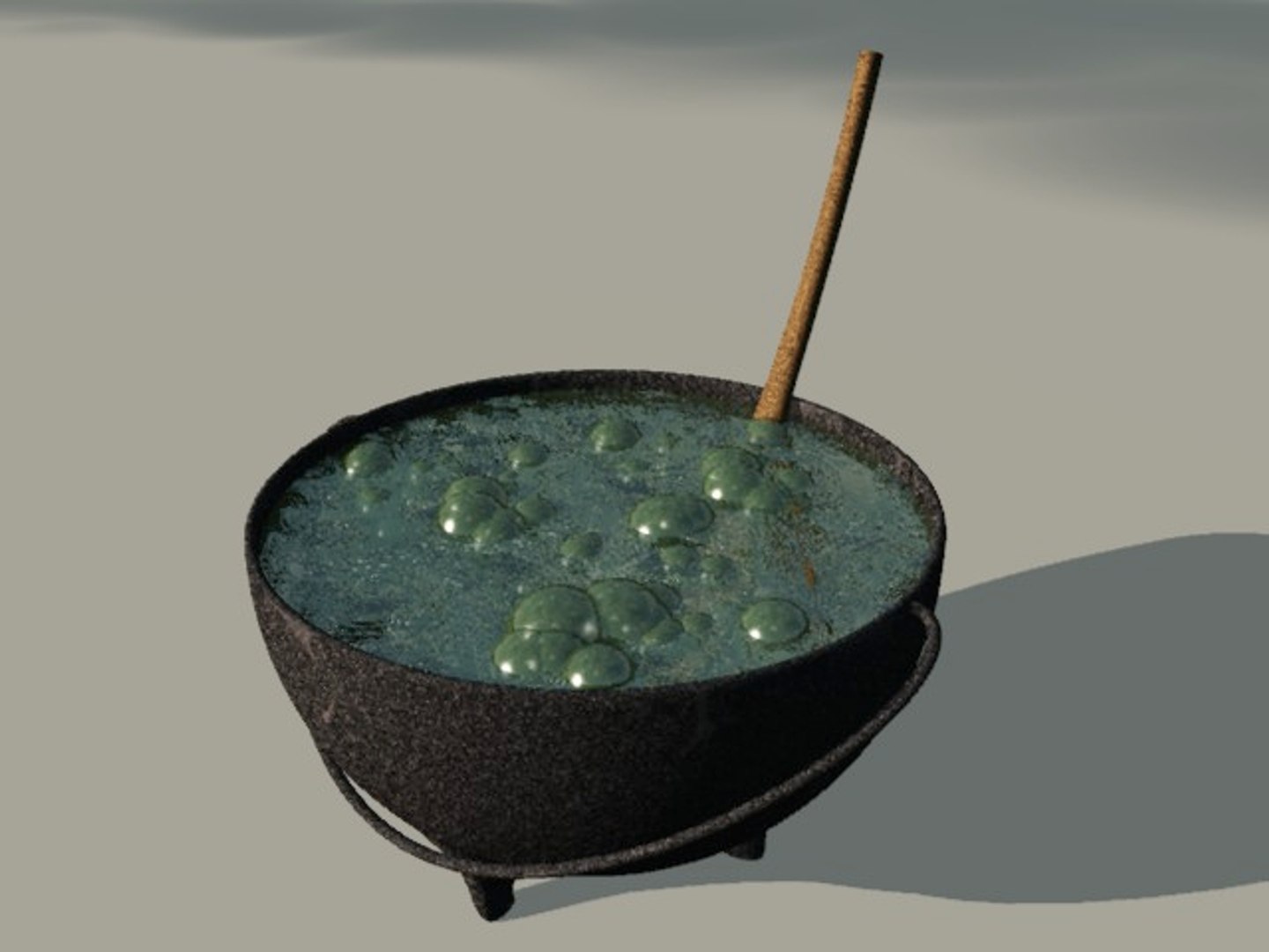 3d Witch Caldron