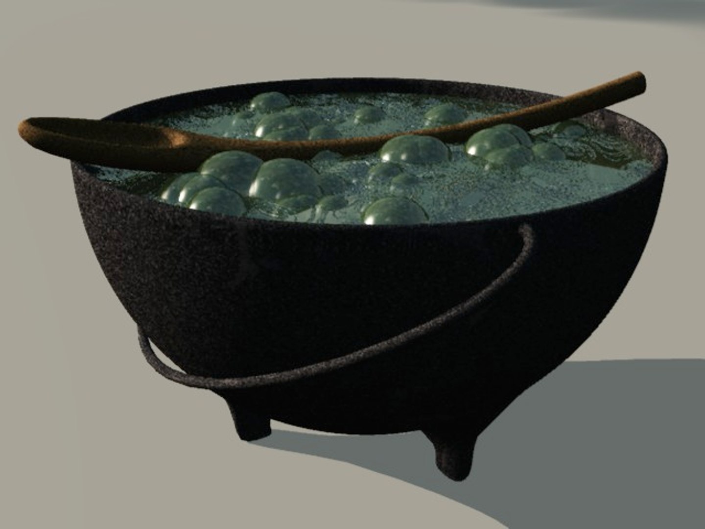 3d Witch Caldron