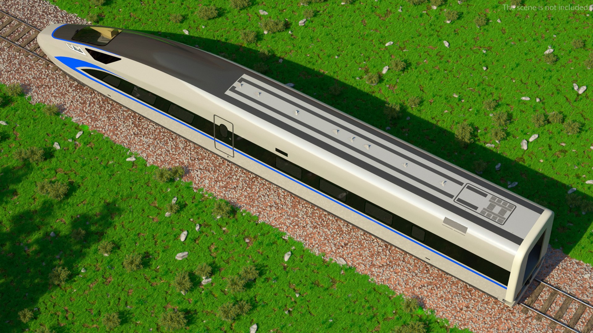 3D High Speed Bullet Train Locomotive Head - TurboSquid 2083635