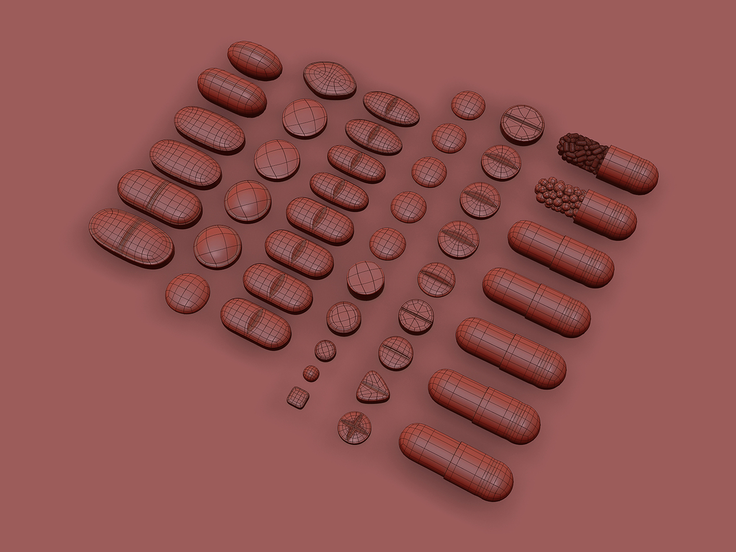 medicine pills 3d 3ds