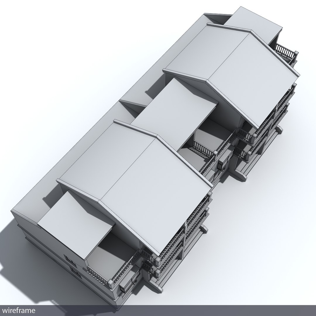 3d Residential House 03 Model