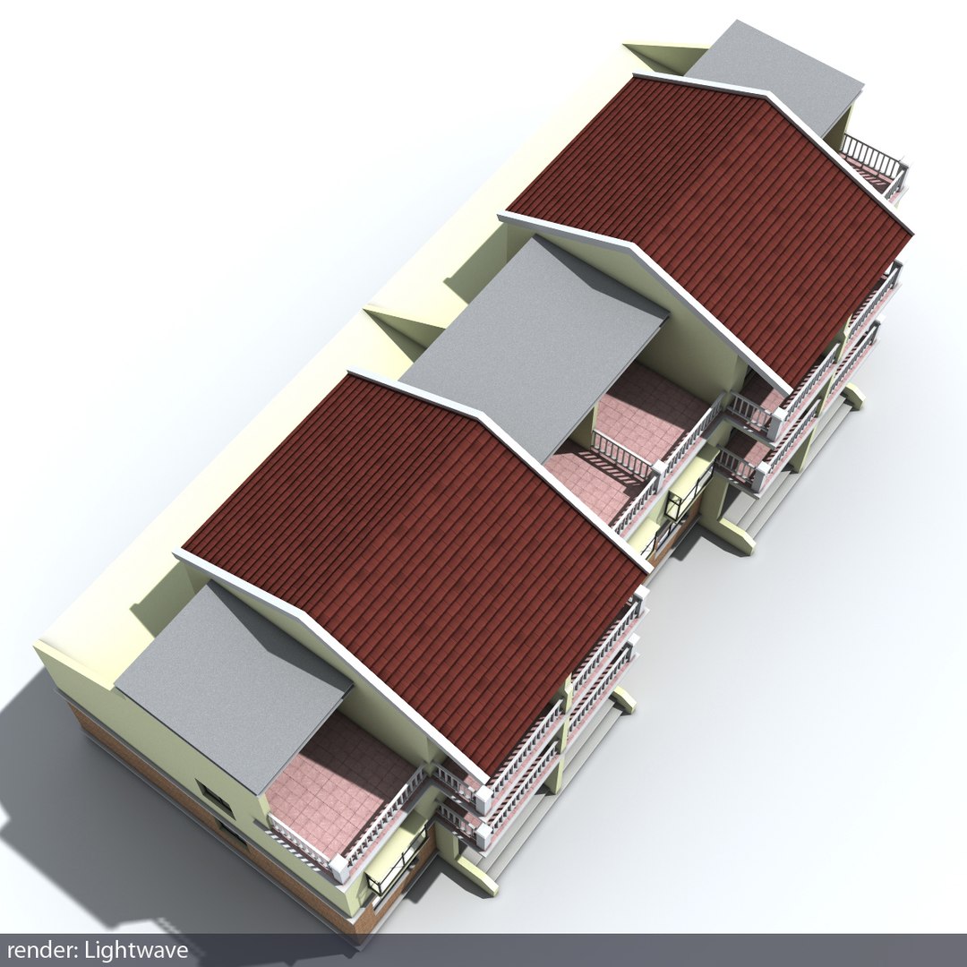 3d Residential House 03 Model