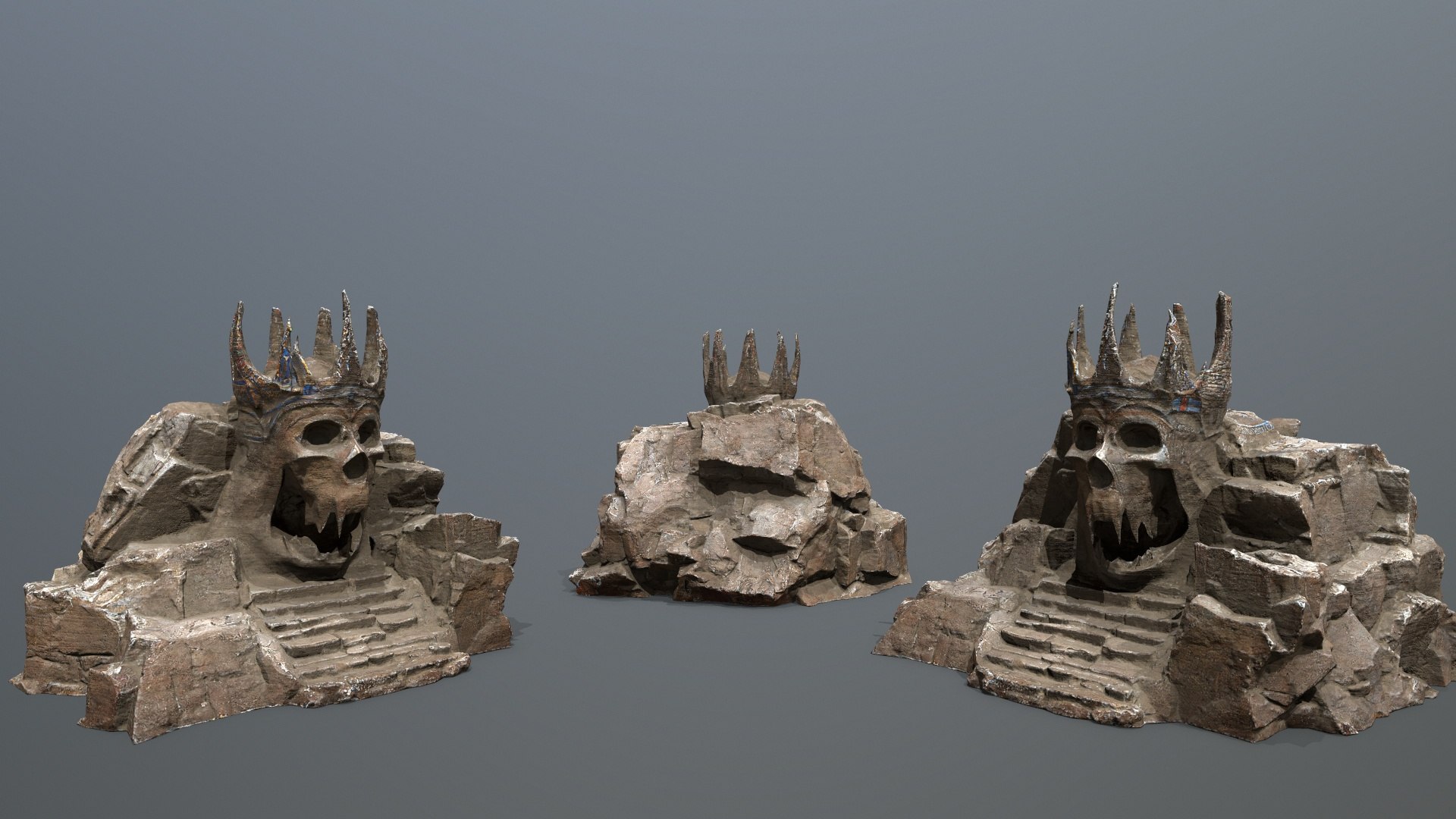 3D Skull Cave - TurboSquid 2371663