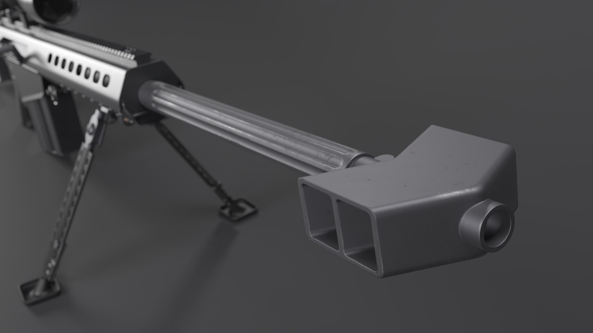 Sniper Rifle With Scope Model - TurboSquid 2226979