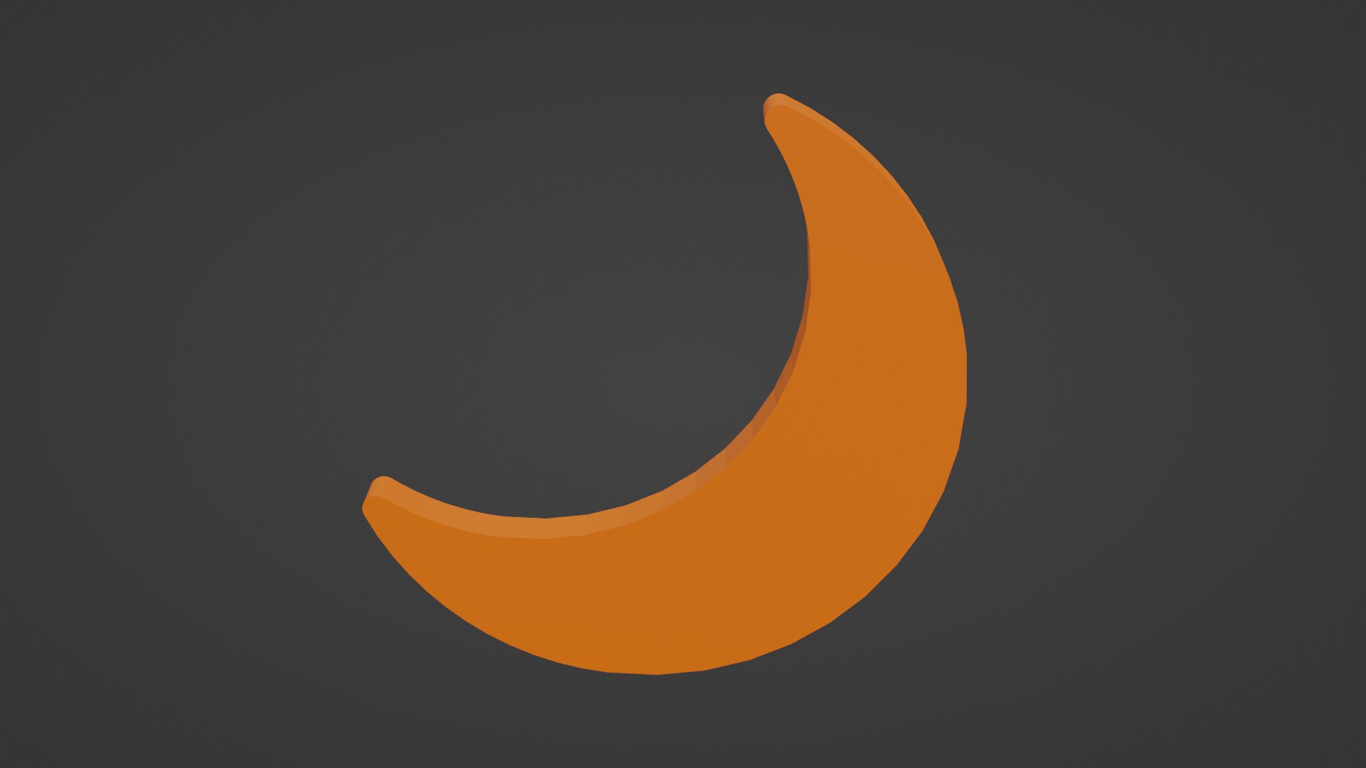 3D Crescent Moon Model - TurboSquid 2188169