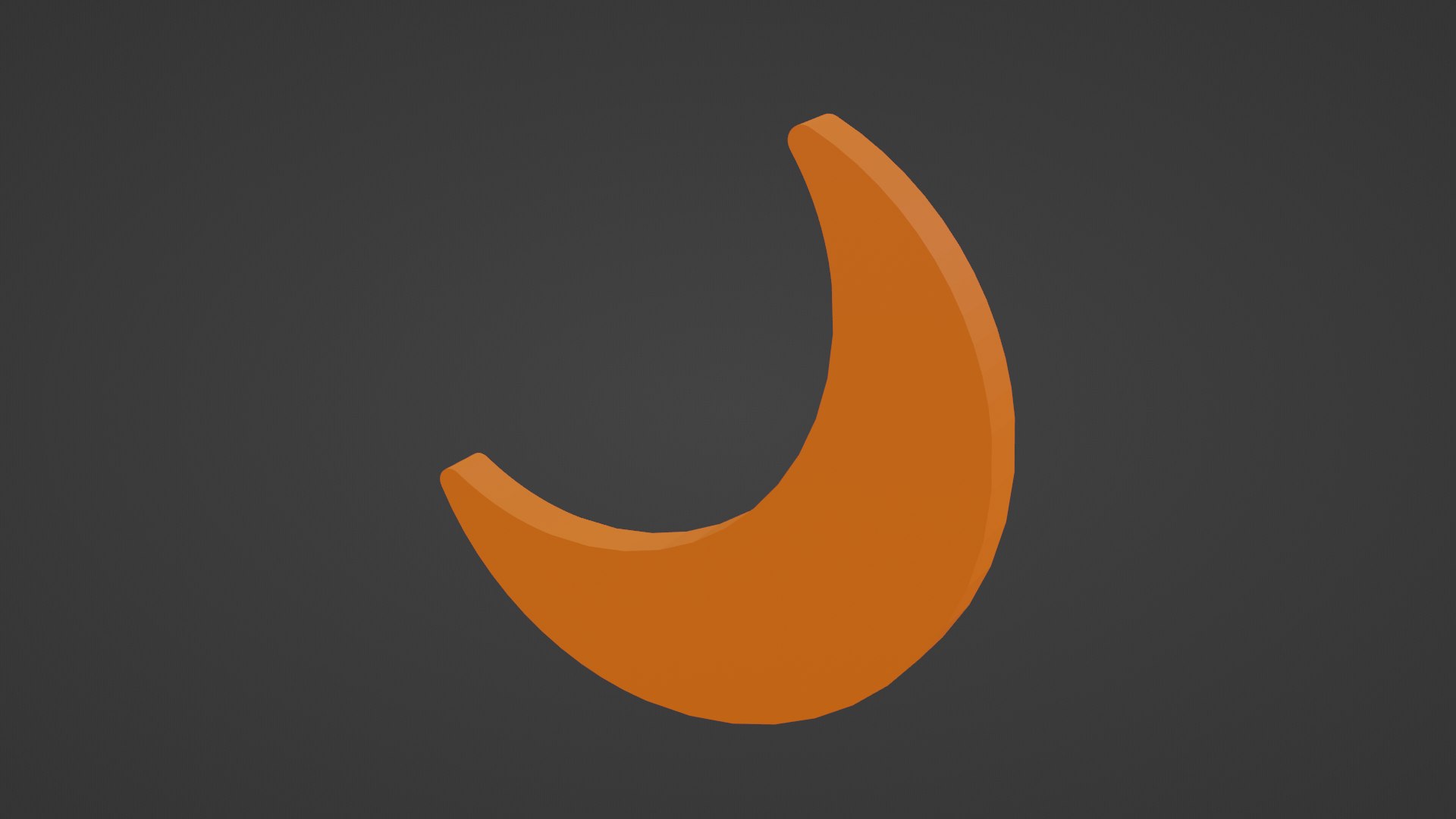 3D Crescent Moon Model - TurboSquid 2188169