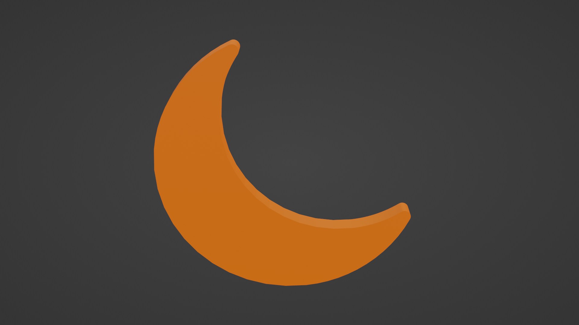 3D Crescent Moon Model - TurboSquid 2188169