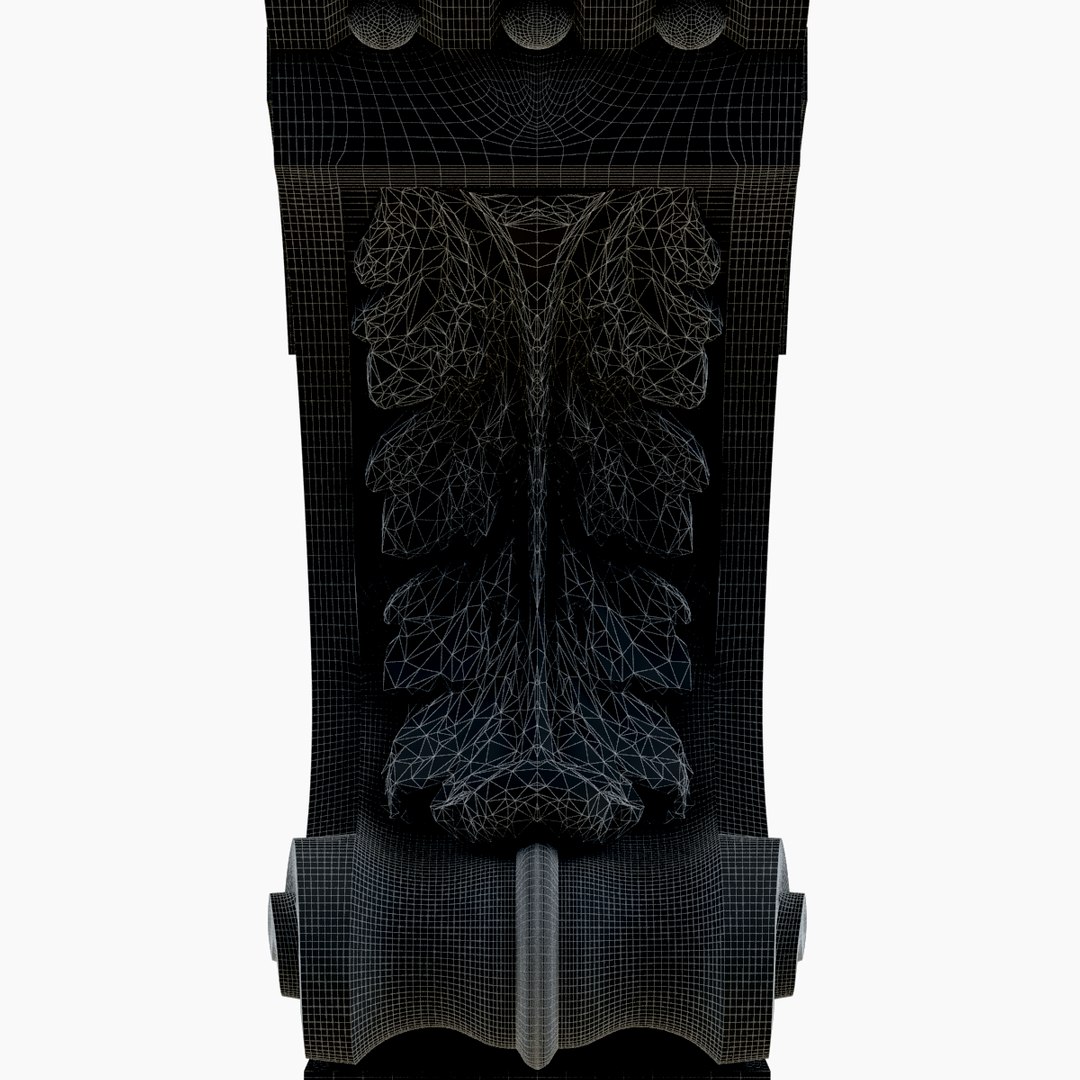 3d Model Of Bracket Element Cast