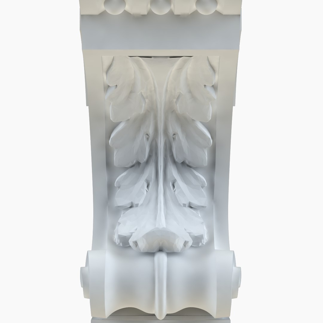 3d Model Of Bracket Element Cast