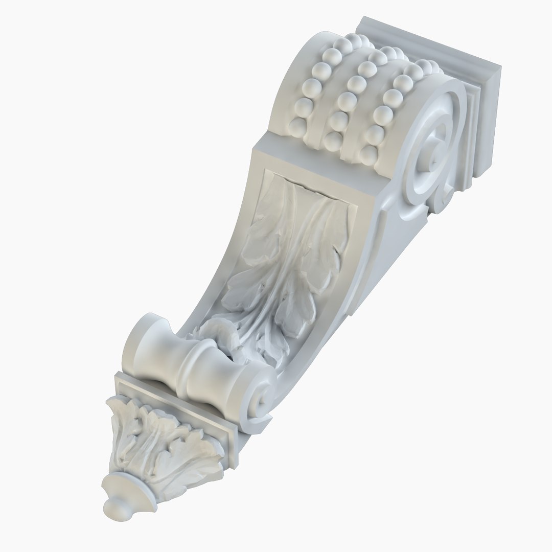 3d Model Of Bracket Element Cast