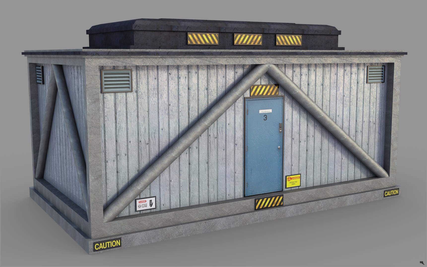Box Utility Construction 3D Model - TurboSquid 1278183
