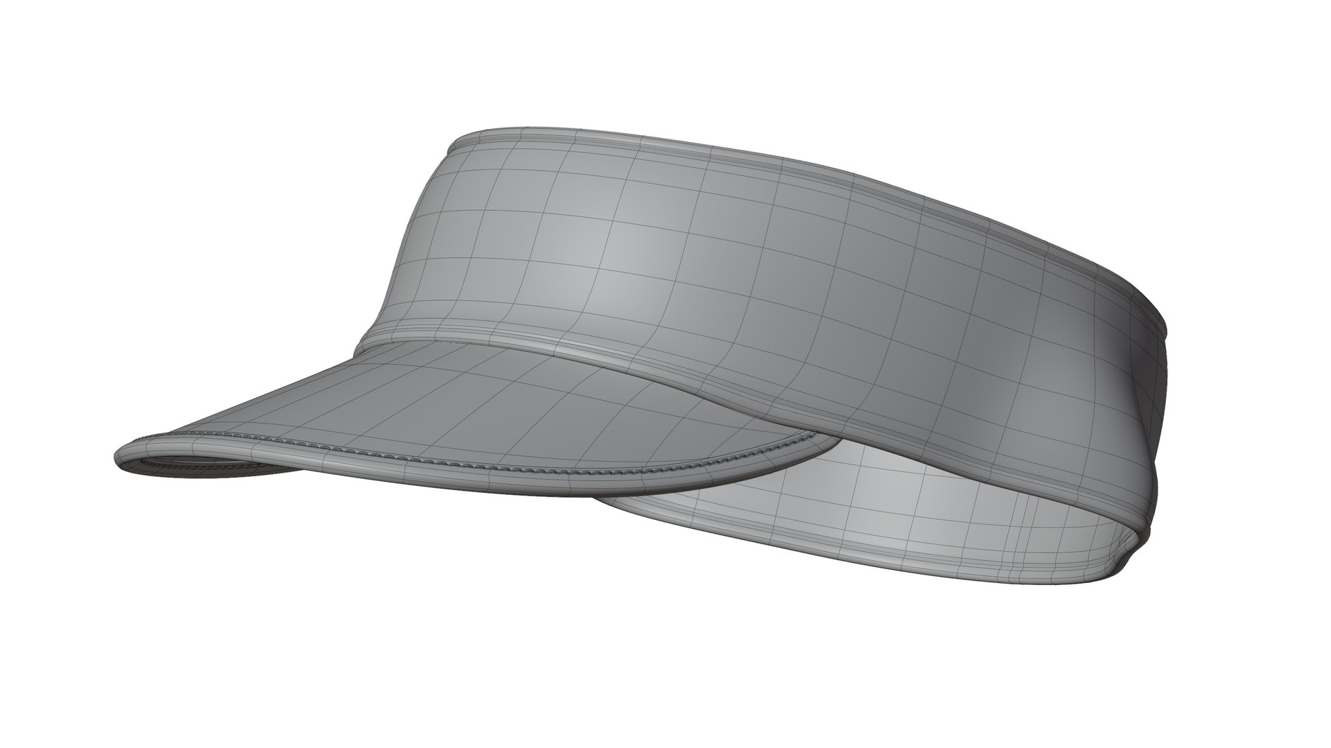 Terry Cloth Visor Cap 3D Model - TurboSquid 2000245