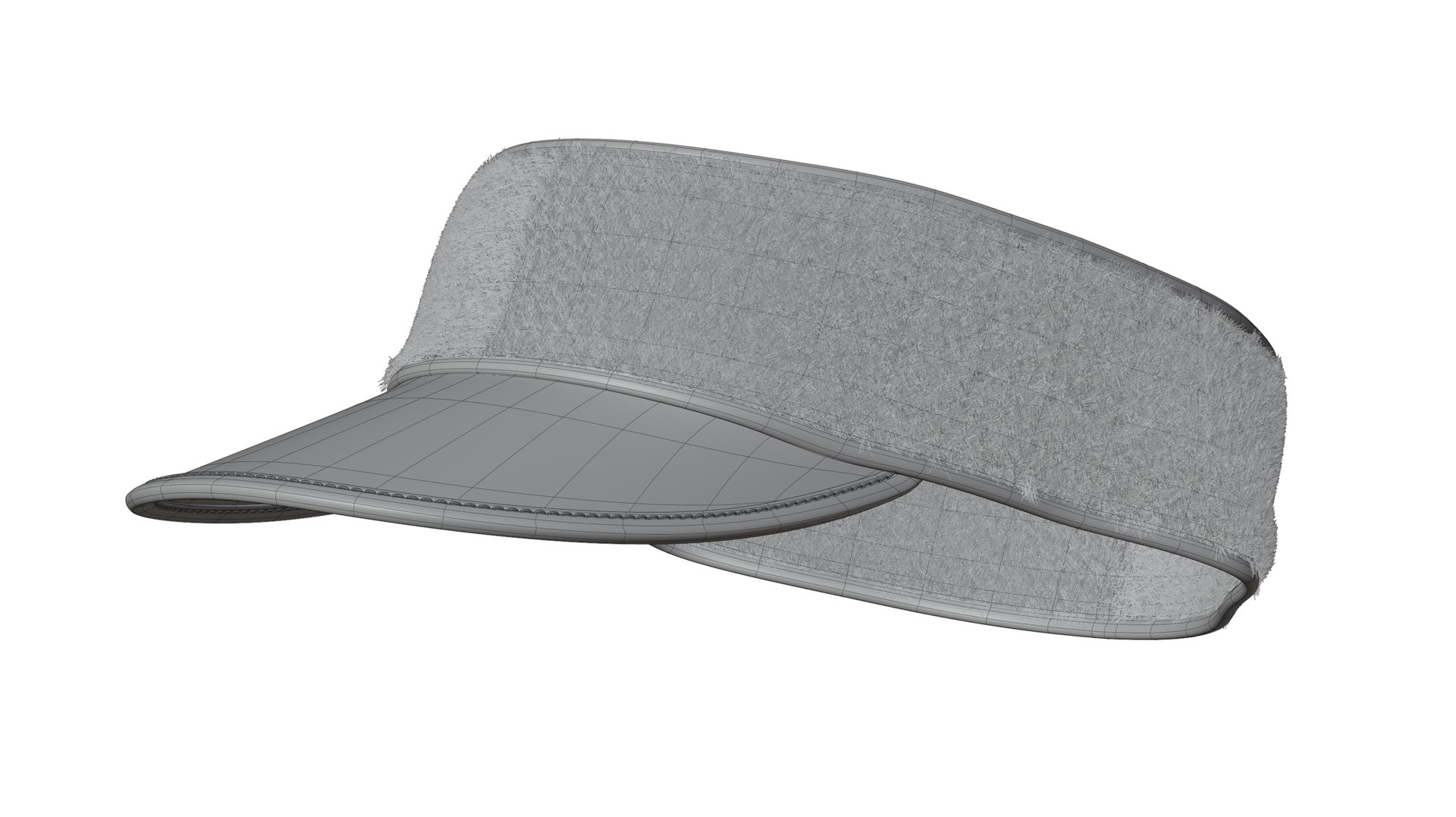 Terry Cloth Visor Cap 3D Model - TurboSquid 2000245