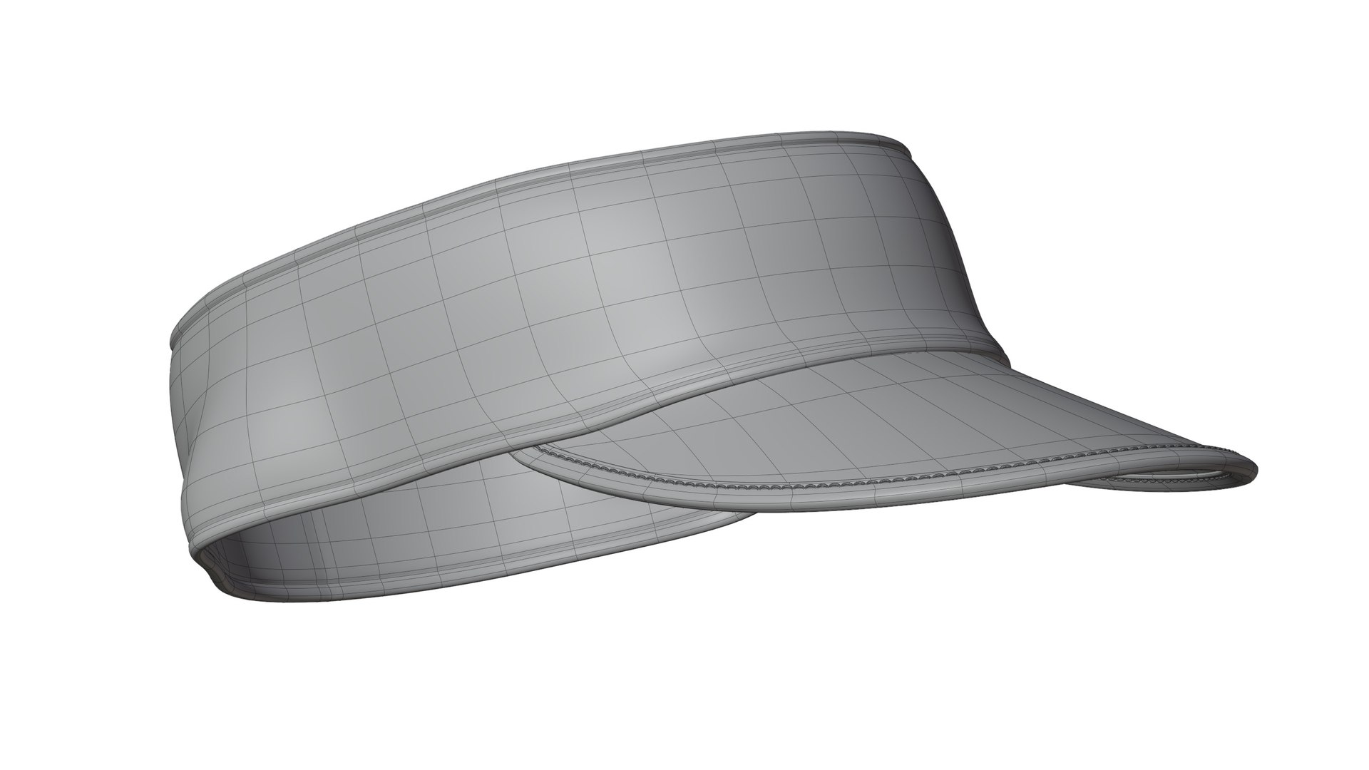 Terry Cloth Visor Cap 3D Model - TurboSquid 2000245
