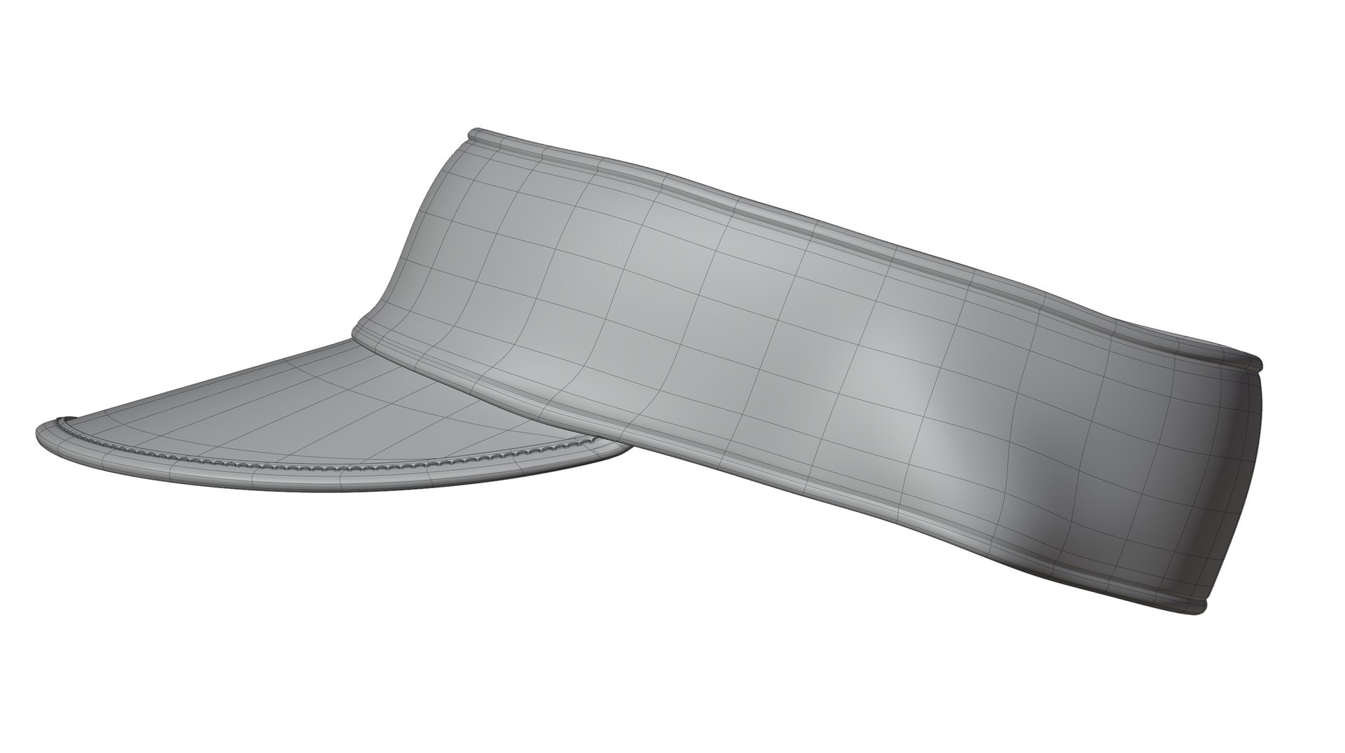 Terry Cloth Visor Cap 3D Model - TurboSquid 2000245