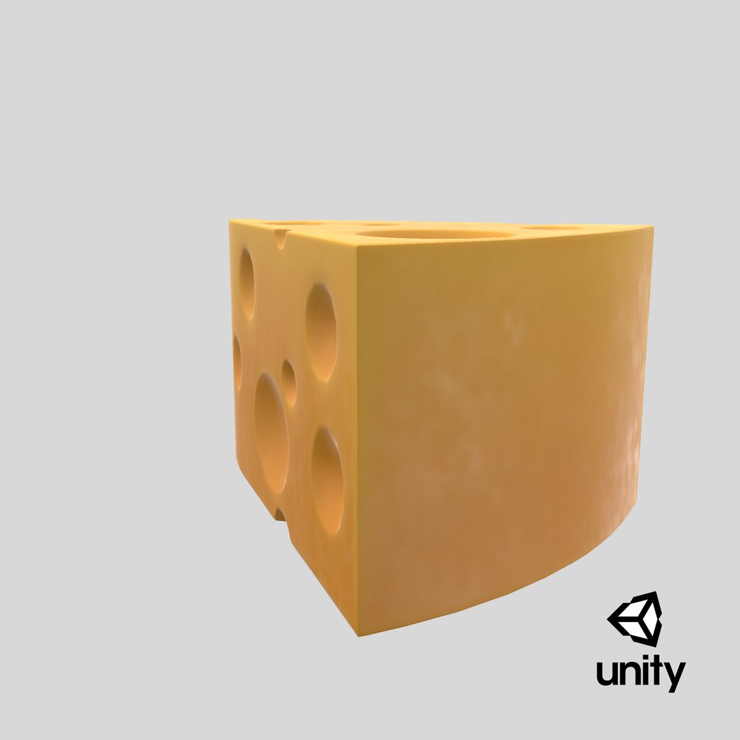Cartoon Cheese PBR 3D Model - TurboSquid 1716958