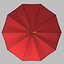 umbrella animation 3d model