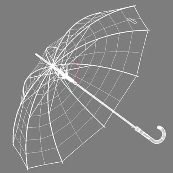 umbrella animation 3d model
