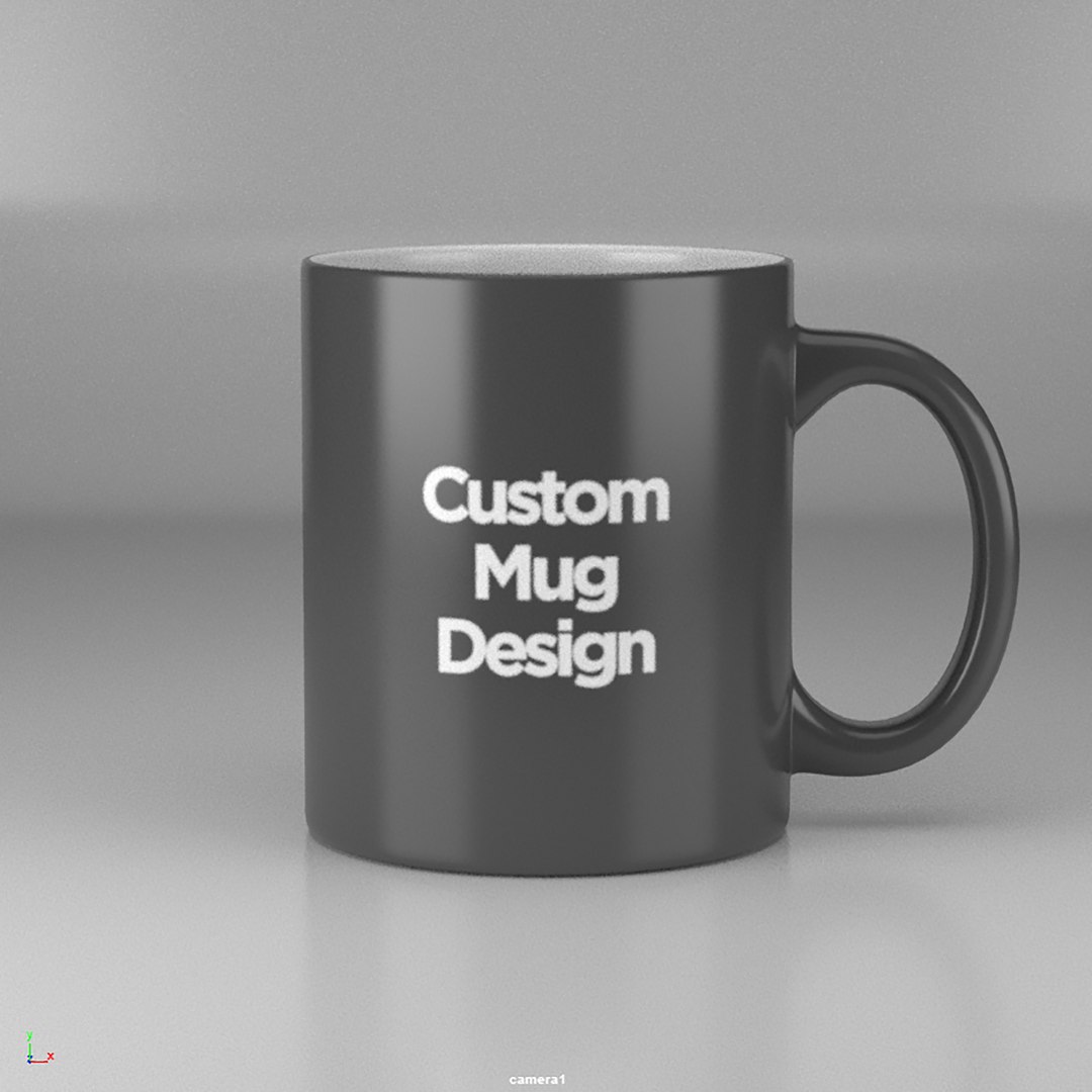 Free Standard Mug For Coffee , Water 3D Model - TurboSquid 1739207