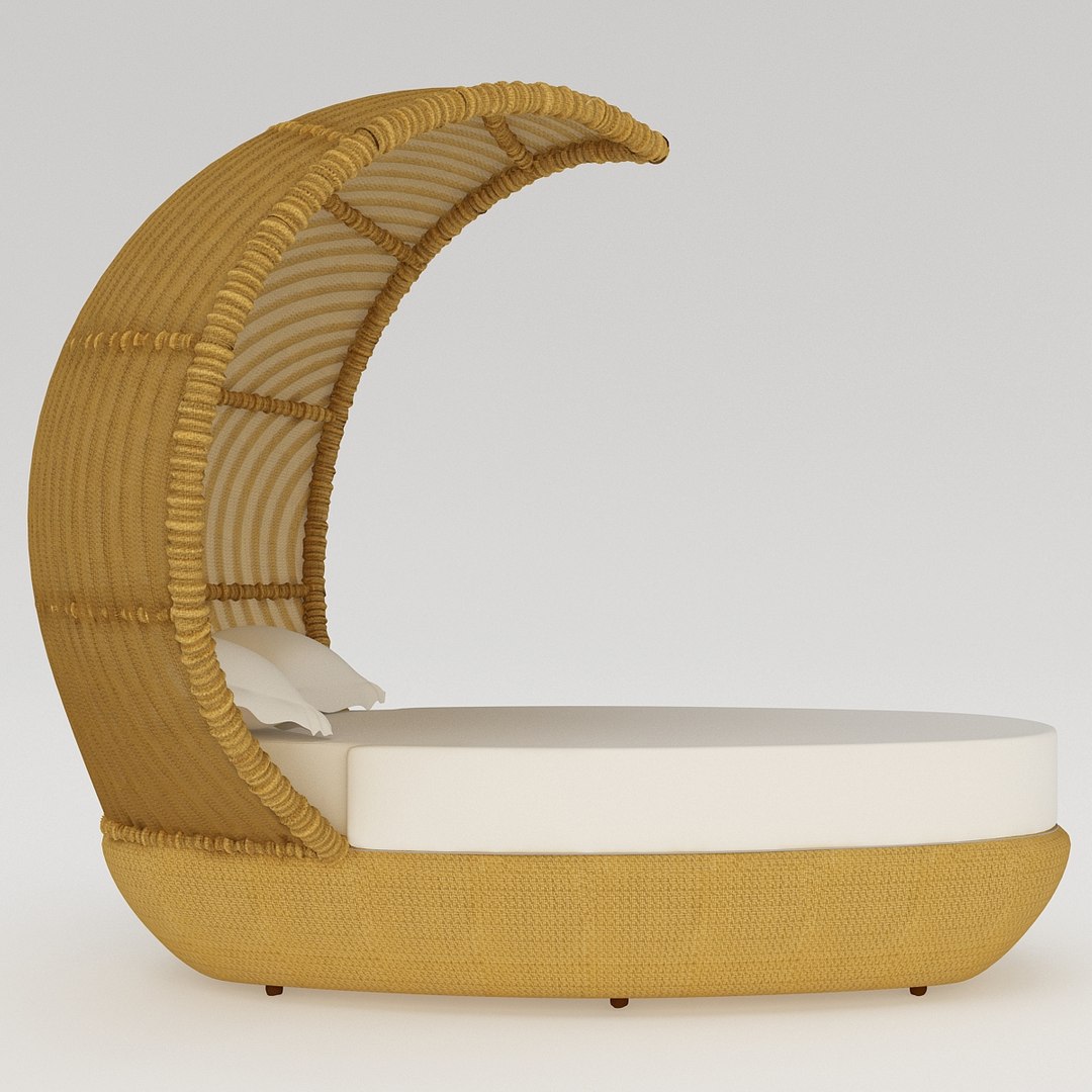 3d Outdoor Wicker Bed