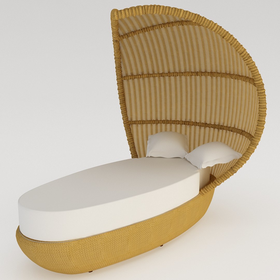 3d Outdoor Wicker Bed