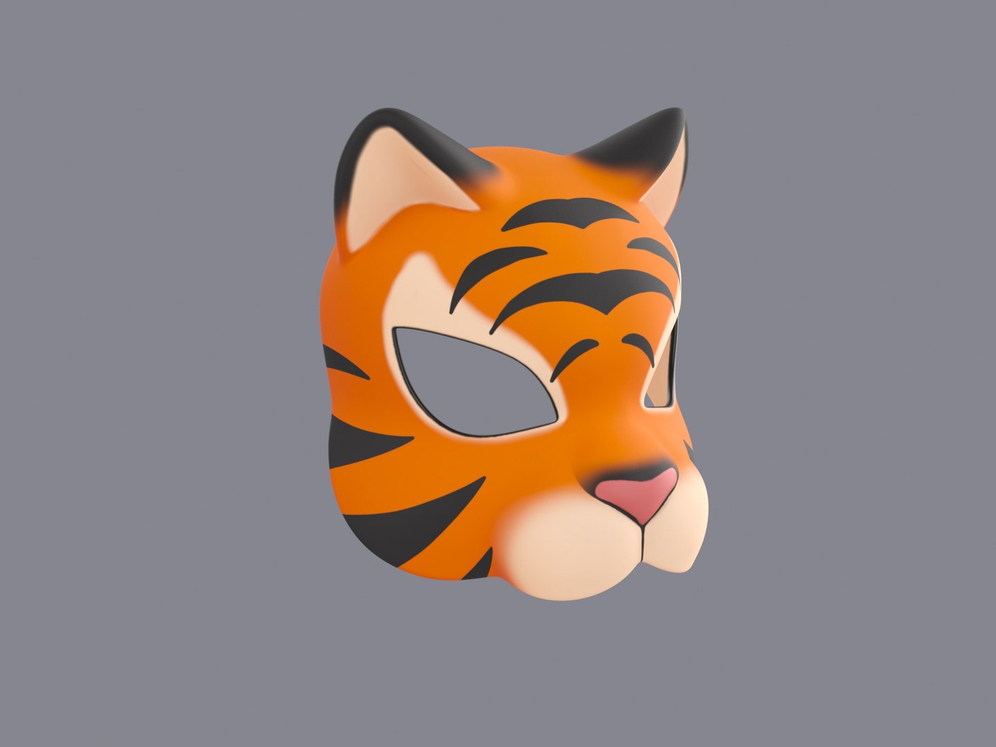 3D Model Tiger Mask - TurboSquid 1749287