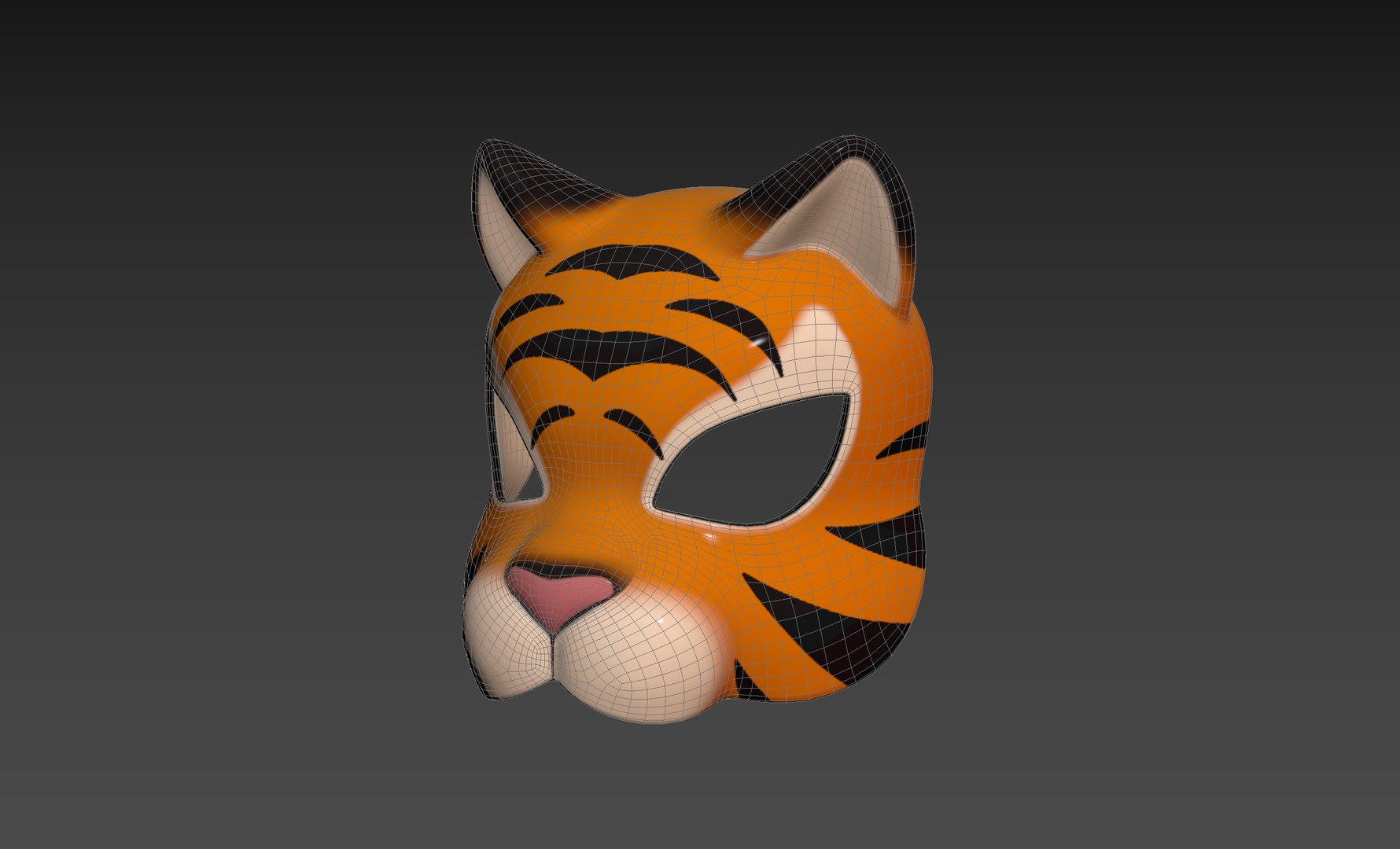 3D Model Tiger Mask - TurboSquid 1749287