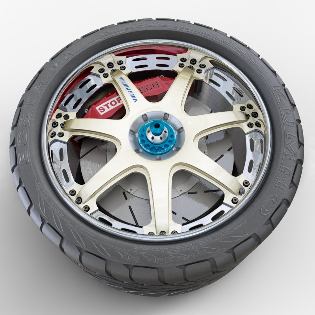 3d Volk Gt-7 Rotors Model