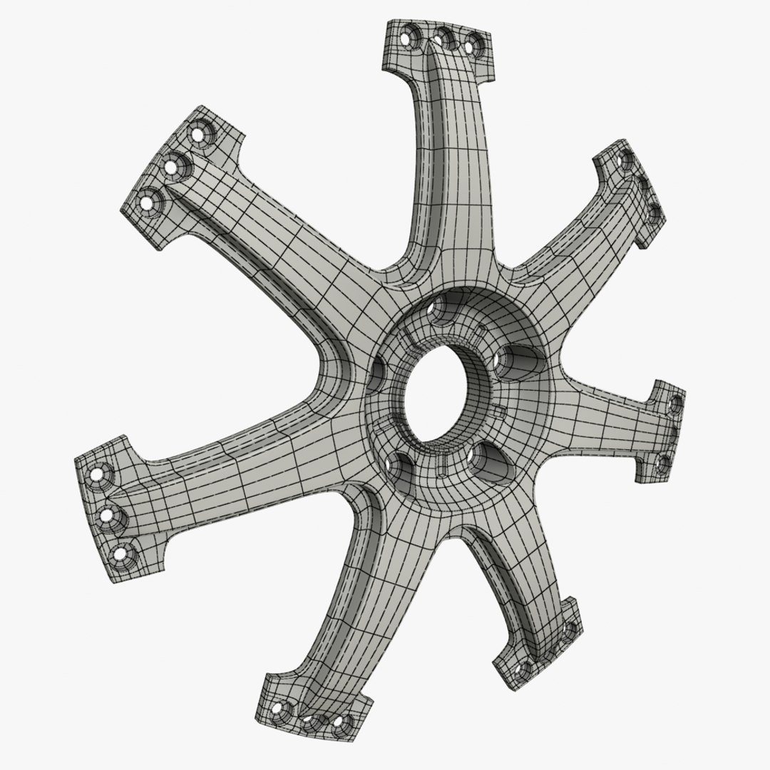 3d Volk Gt-7 Rotors Model