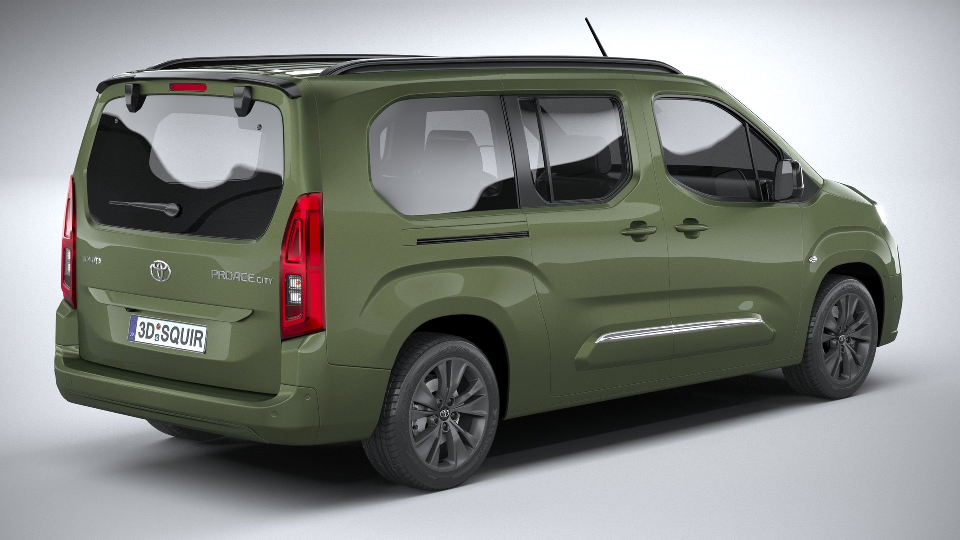 Toyota Proace City Verso Long 2025 3D Model - TurboSquid 2356080