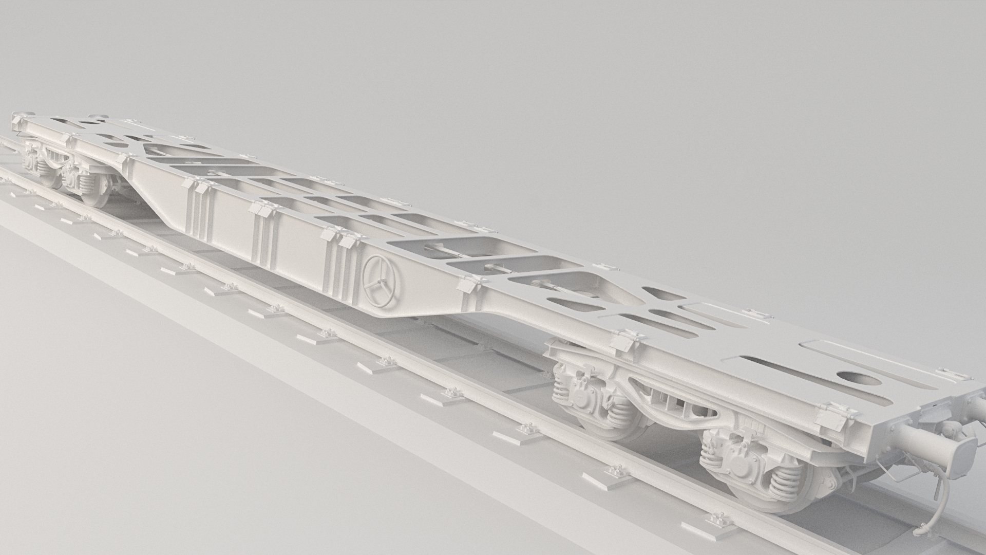3D Train Flatcar Flat - TurboSquid 1524147