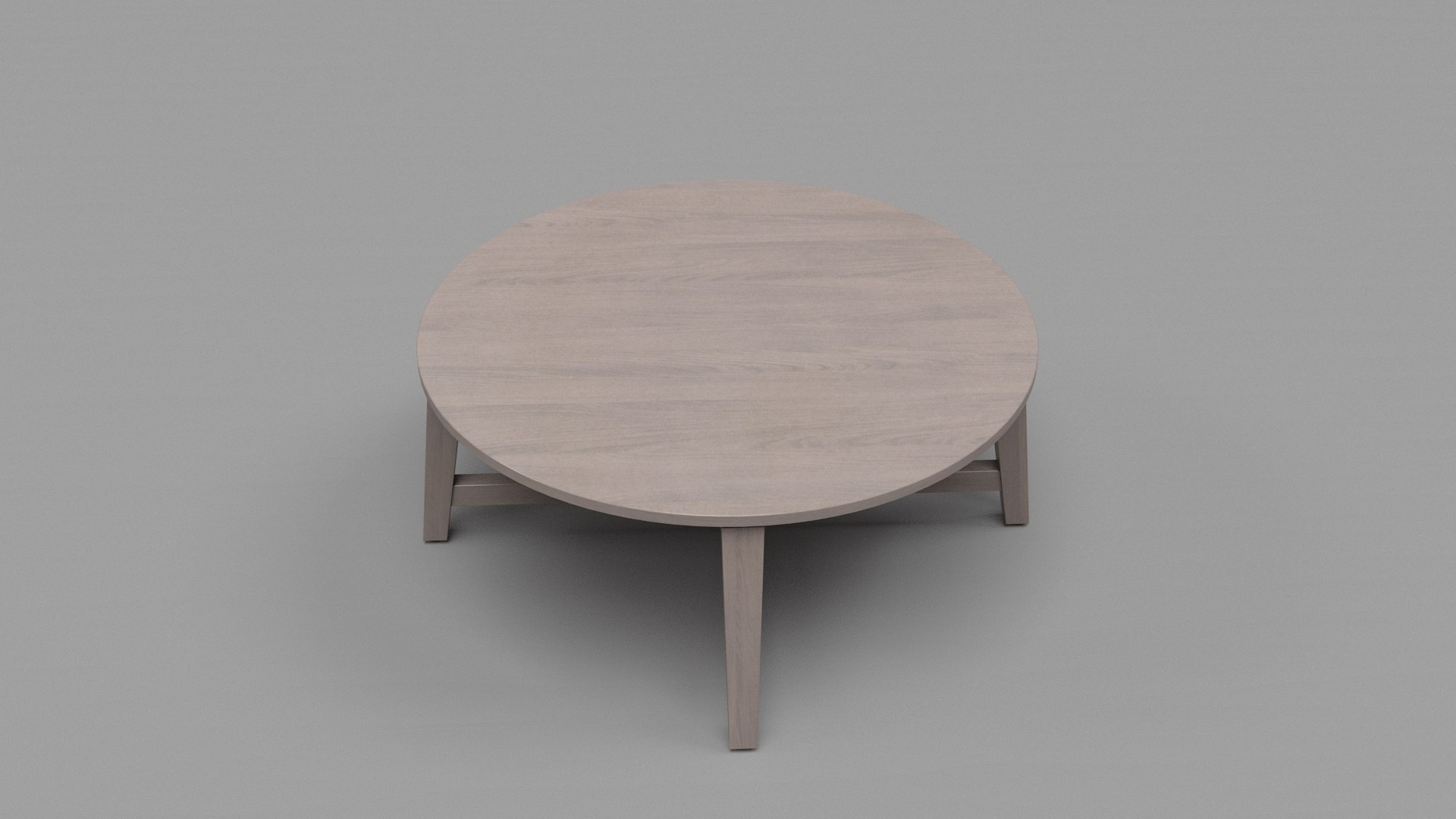 3D Round Wooden Coffee Table Modern Design - TurboSquid 2312316