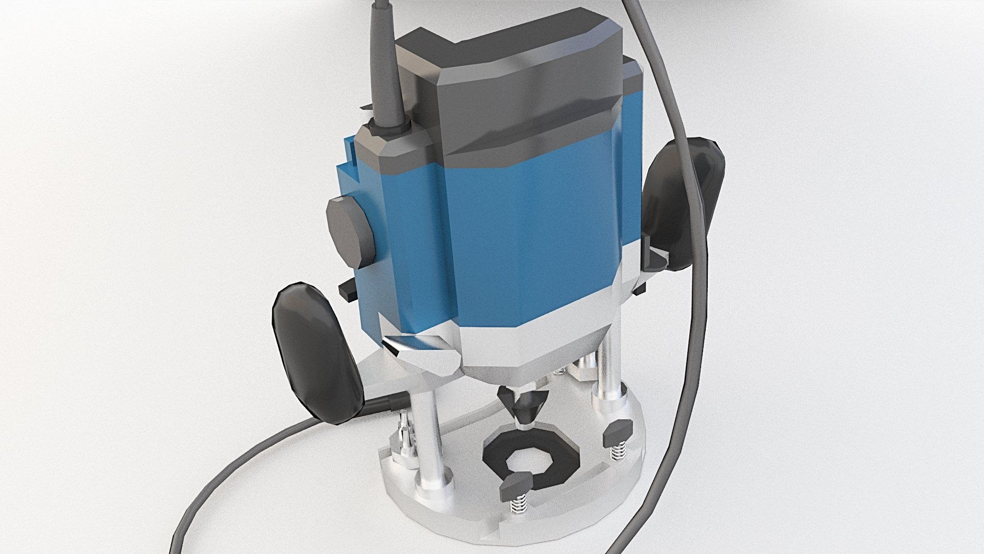 Wood Router 3D Model - TurboSquid 1527379