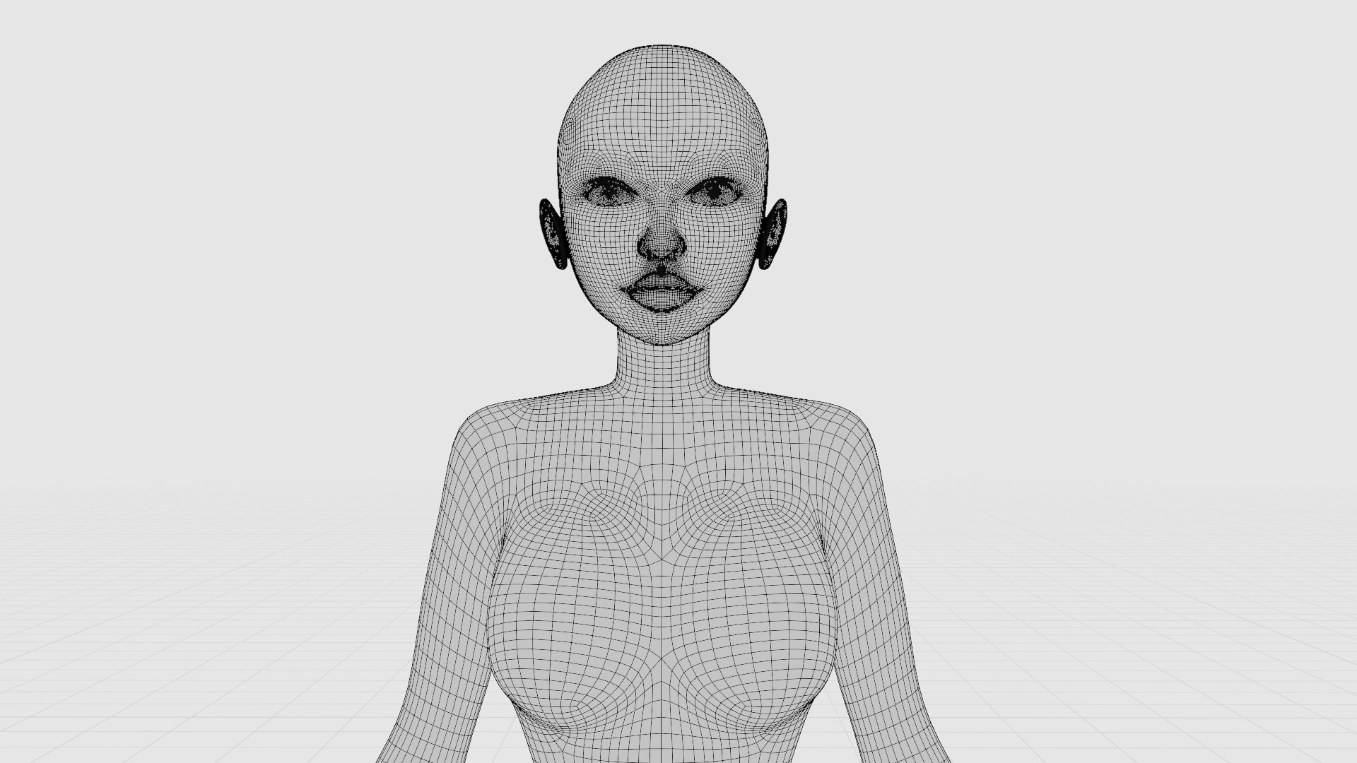 3D LOW POLY FEMALE Model - TurboSquid 2213841