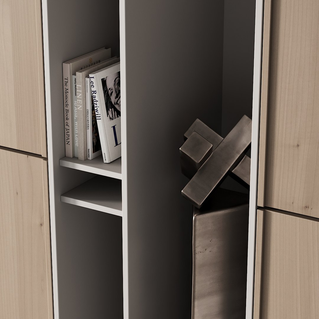 3D 262 Cabinet Furniture 12 Modular Wardrobe Cupboard 08 - TurboSquid ...