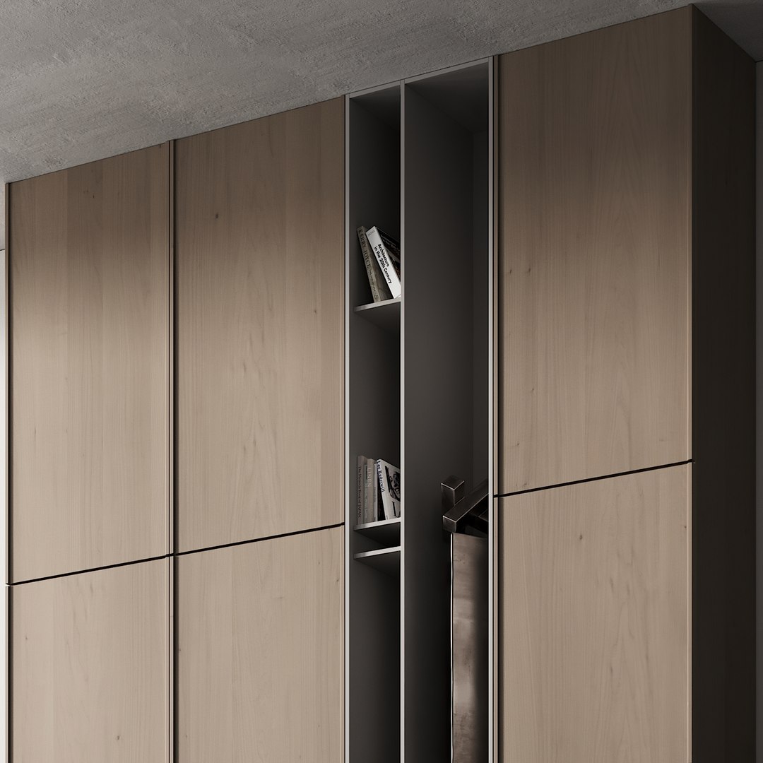 3D 262 Cabinet Furniture 12 Modular Wardrobe Cupboard 08 - TurboSquid ...